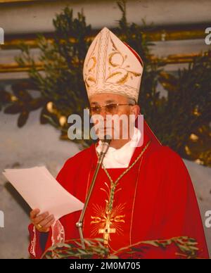 Italian bishop monsignor Girolamo Grillo celebrating Good Friday ...