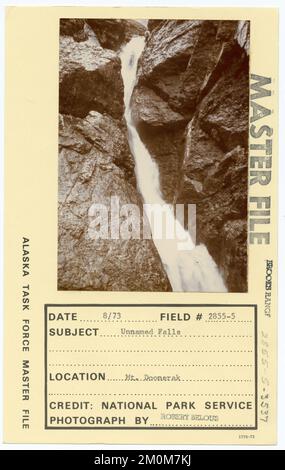 Waterfall. Alaska Task Force Photographs Stock Photo - Alamy