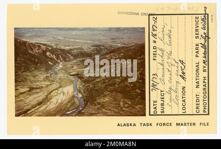 Aniakchak River, 3 miles east of the Gates, looking east. Alaska Task ...