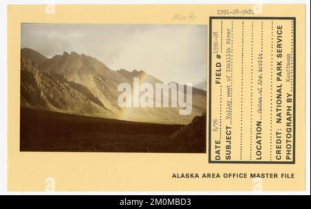 Valley west of Itkillik River. Alaska Task Force Photographs Stock ...