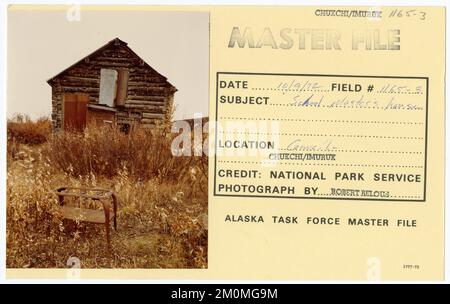 School Master's house. Alaska Task Force Photographs Stock Photo - Alamy