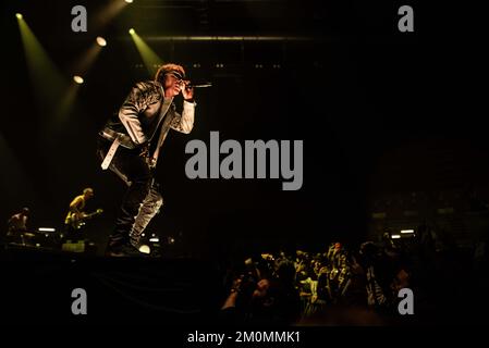 Palasele, Eboli, Italy, December 06, 2022, Salmo during Salmo - Flop ...