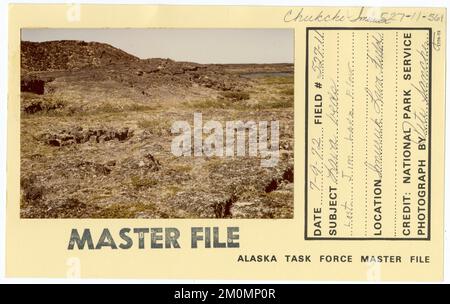 Lava Beds Lost Jim Lava Flow. Alaska Task Force Photographs Stock Photo ...