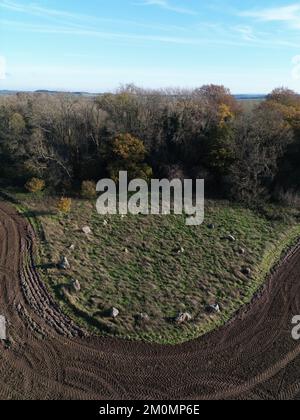 Manton stone circle Circle. Wiltshire. England. UK Stock Photo - Alamy