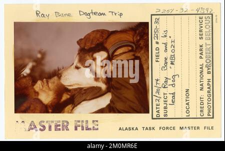 Ray Bane and his lead dog "Mblozi". Alaska Task Force Photographs Stock ...