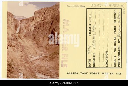 Chitistone Falls. Alaska Task Force Photographs Stock Photo - Alamy