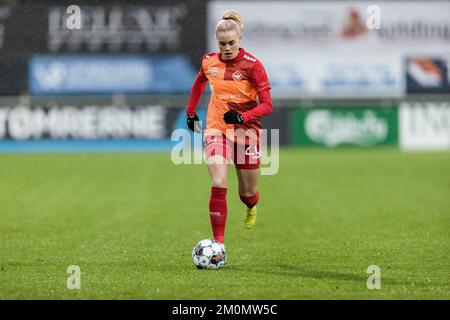 Kolding, Denmark. 03rd, December 2022. Isabella Bryld Obaze (22) of HB ...