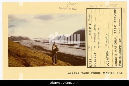 Mount Churchill from Russell Glacier. Alaska Task Force Photographs ...