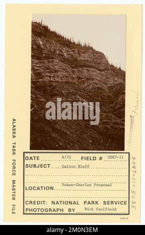Calico Bluffs. Alaska Task Force Photographs Stock Photo - Alamy