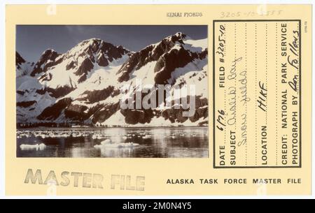 Aialik Bay snow fields. Alaska Task Force Photographs Stock Photo - Alamy