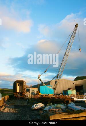 The Railway Goods Yard at the Embsay Station, Embsay, Skipton, North ...