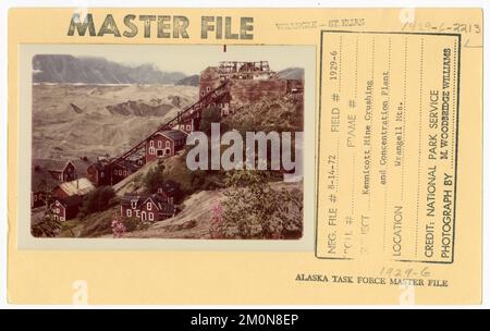 Kennicott Mine crushing and concentration plant. Alaska Task Force ...