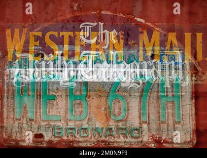 Abstract photoart a photograph of multiple exposed images of enameled ...