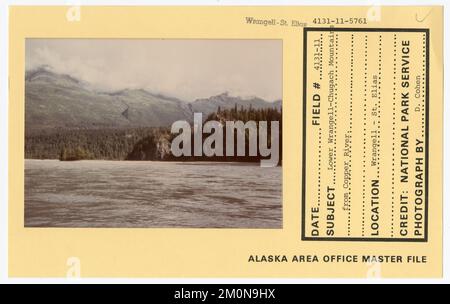 Lower Wrangell - Chugach Mountains from Copper River. Alaska Task Force ...