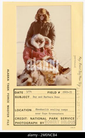 Ray and Barbara Bane. Alaska Task Force Photographs Stock Photo - Alamy