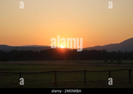 Sunset over Malolotja Nature Reserve, Swaziland, Eswatini Stock Photo ...
