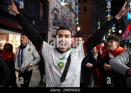 Team Morocco celebrates the victory after the FIFA World Cup 2026 ...