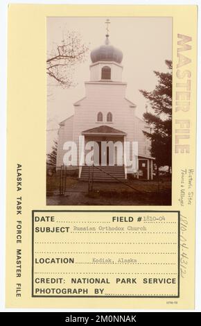 Russian Orthodox Church. Alaska Task Force Photographs Stock Photo - Alamy