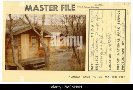 Brooks Camp after closing in fall. Alaska Task Force Photographs Stock ...