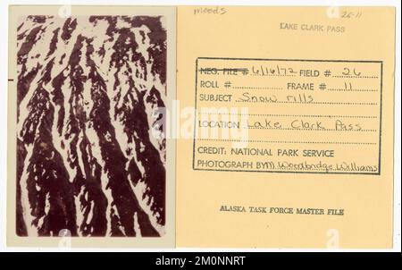 Snow rills. Alaska Task Force Photographs Stock Photo - Alamy