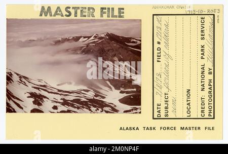Portion of caldera rim. Alaska Task Force Photographs Stock Photo - Alamy