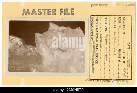 Ice floe - detail. Alaska Task Force Photographs Stock Photo - Alamy