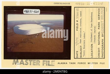 Devil Mountain lakes (Maar Craters). Alaska Task Force Photographs ...