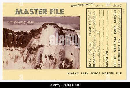 Portion of caldera rim. Alaska Task Force Photographs Stock Photo - Alamy