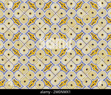 Dirty tiles pattern on wall in Petropolis, Rio de Janeiro, Brazil Stock ...