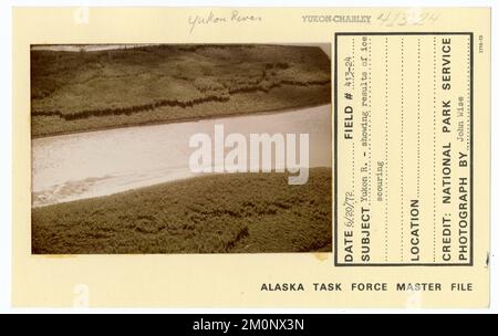 Yukon River - showing results of ice scouring. Alaska Task Force ...
