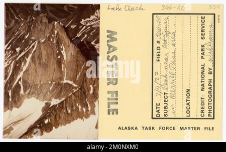 Alaska Range near Merrill Pass. Alaska Task Force Photographs Stock ...