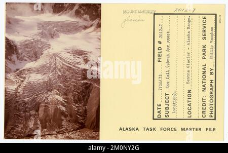 Ice fall. Alaska Task Force Photographs Stock Photo - Alamy