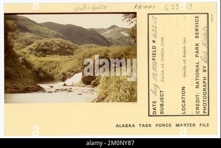 Falls at Devils Cove. Alaska Task Force Photographs Stock Photo - Alamy