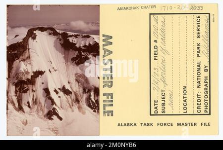 Portion of caldera rim. Alaska Task Force Photographs Stock Photo - Alamy