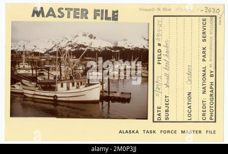 Small boat harbor. Alaska Task Force Photographs Stock Photo - Alamy