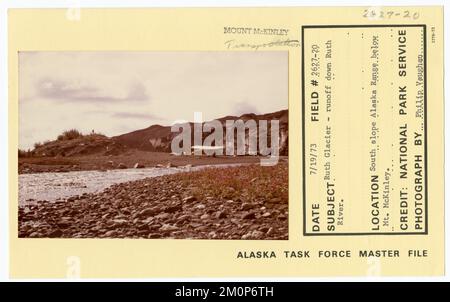 Ruth Glacier runoff-Ruth River. Alaska Task Force Photographs Stock ...