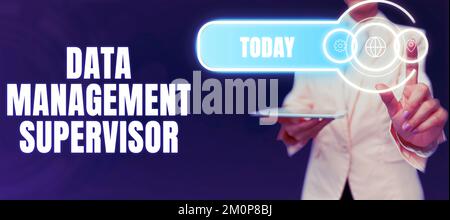 Conceptual display Data Management Supervisor. Internet Concept ...