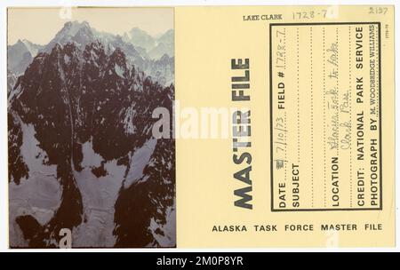 Glacier Fork to Lake Clark Pass. Alaska Task Force Photographs Stock ...