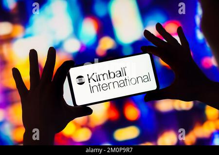 Brazil. 7th Dec, 2022. In this photo illustration, the Kirklands Home ...