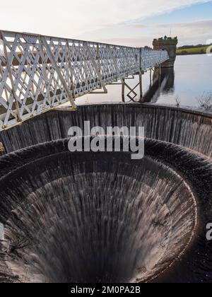 Valve tower at Fontburn reservoir, Northumberland, UK Stock Photo - Alamy