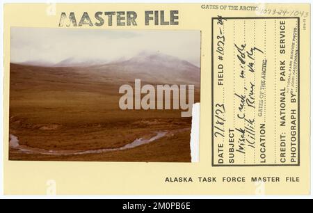 Ivisak Creek, middle Killik River Valley. Alaska Task Force Photographs ...