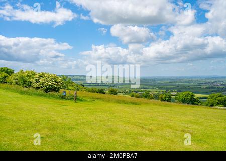 Dunstable Downs the hills near Dunstable Bedfordshire Stock Photo - Alamy