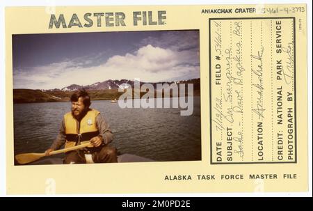 On Surprise Lake - Dave Dapkus, BOR. Alaska Task Force Photographs ...