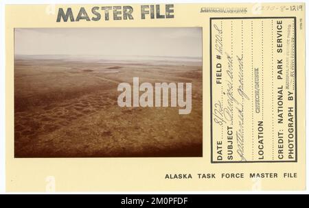 Tundra and patterned ground. Alaska Task Force Photographs Stock Photo ...