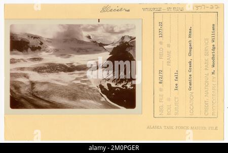 Ice fall. Alaska Task Force Photographs Stock Photo - Alamy