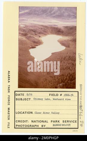 Twin Maar Craters, known as Devil Mountain Lakes, southwest of Cape ...