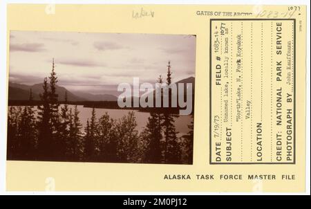 Unnamed lake locally known as "North Lake" N Fork Koyukuk Valley ...