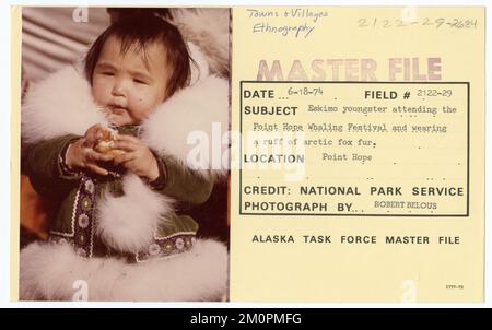 Eskimo youth. Alaska Task Force Photographs Stock Photo - Alamy