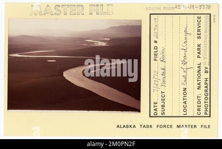 Mouth of the Noatak River. Alaska Task Force Photographs Stock Photo ...