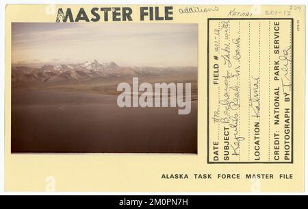 Kejulik Peak with Becharof Lake in foreground. Alaska Task Force ...